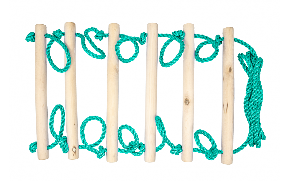 Slackers 8' Ninja Rope Ladder | Ninjaline Obstacle – Bolder Play